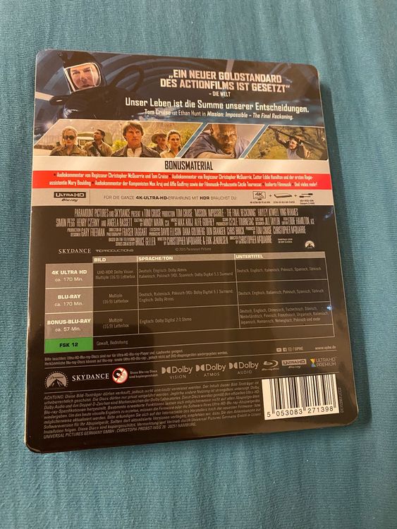 Mission: Impossible 8 - The Final Reckoning - Steelbook B (Neu und originalverpackt) in ...