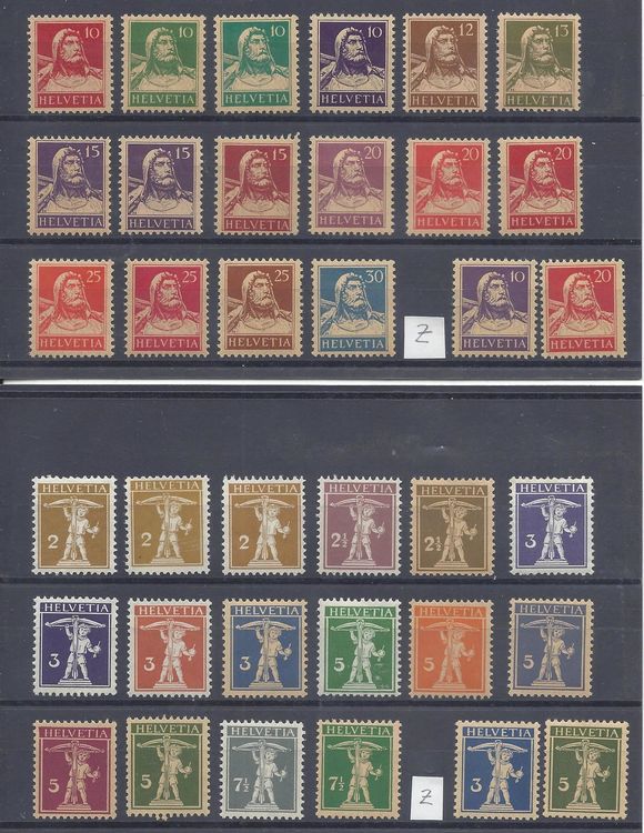 Lot postfrische Tell + Tellknabe ** | Kaufen auf Ricardo