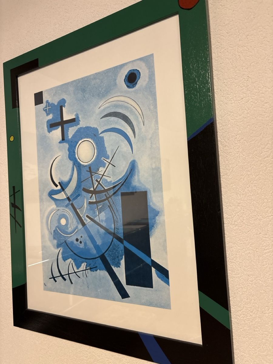 Kandinsky Reproduction, Unikat Rahmen, 72x92 cm, Top! (51) (Gebraucht ...