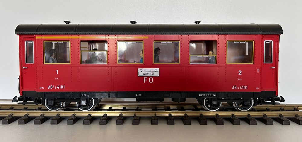 LGB / Furka-Oberalp / 4-achsiger Personenwagen 1./2. Klasse | Kaufen auf Ricardo