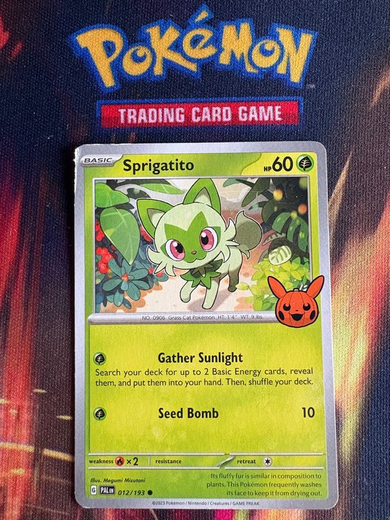 Pokémon Karte „Sprigatito“ Nr. 906 (Gebraucht) in Neuenegg für CHF 1.2 ...