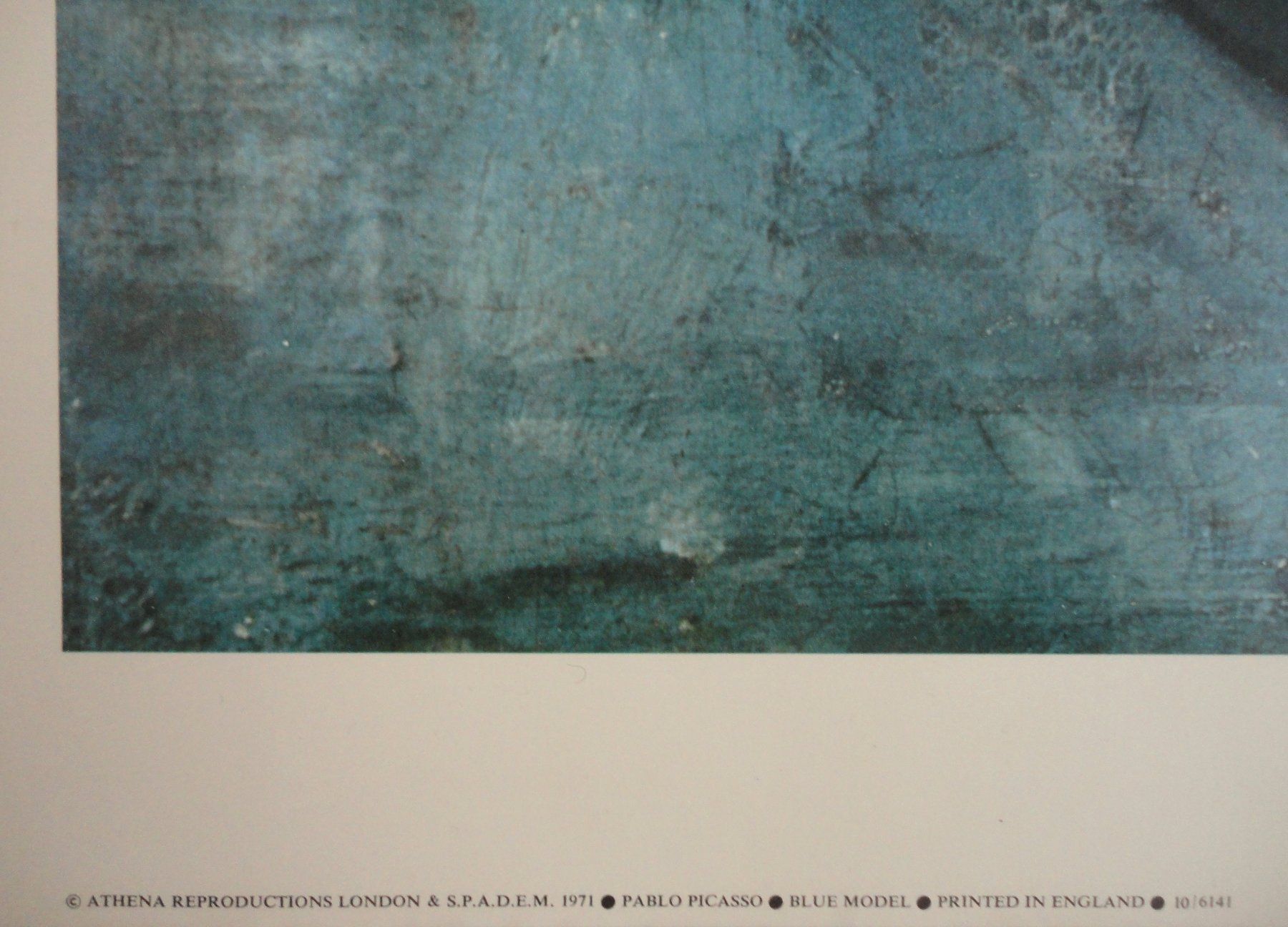 Pablo Picasso Blue Model Lithographie 1971 55,5cm x 62cm (Gebraucht) in ...