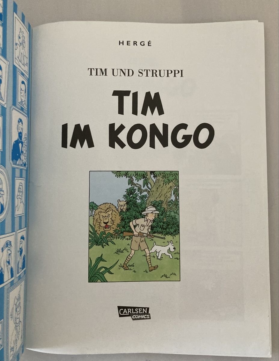 Tim und Struppi - Tim im Kongo - Top Zustand! (Neu (gemäss Beschreibung ...