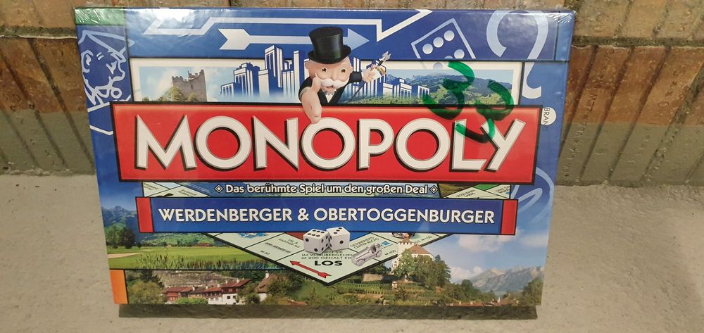 Sammlerstück Monopoly Edition Werdenberg & Obertoggenburg (Neu und originalverpackt) in ...
