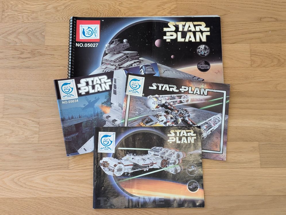 Vier grosse Klemmbaustein-Sets, ähnlich LEGO Star Wars (Gebraucht) in ...