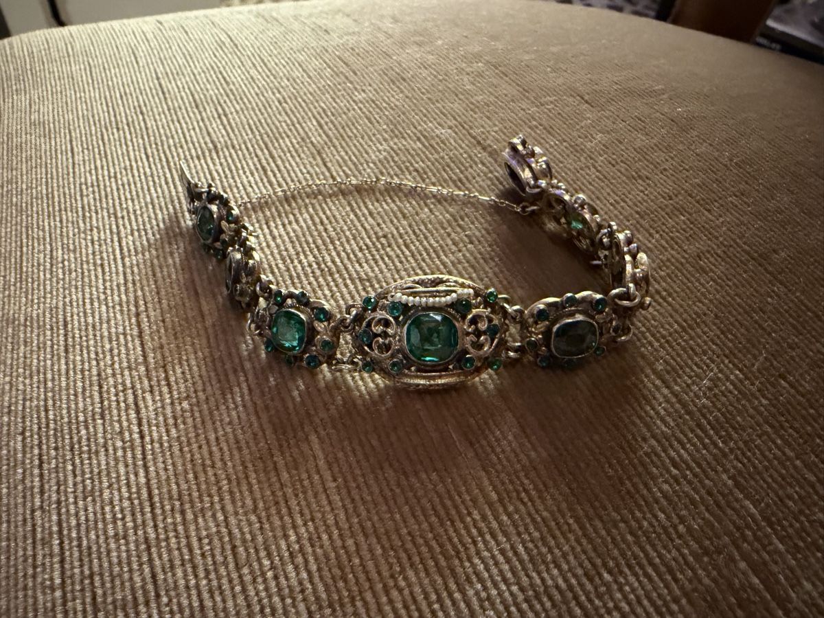 Vintage argent bracelet avec des pierres (D'occasion) à Ballens pour ...