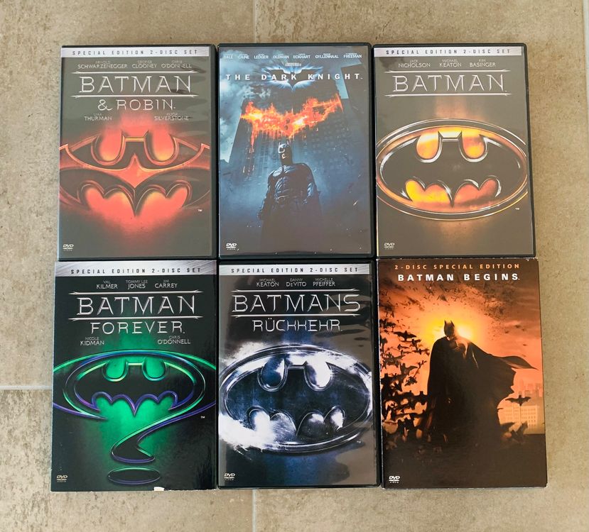 Batman DVD 6 Stk. (Gebraucht) in Villmergen für CHF 8 – mit Lieferung auf Ricardo kaufen