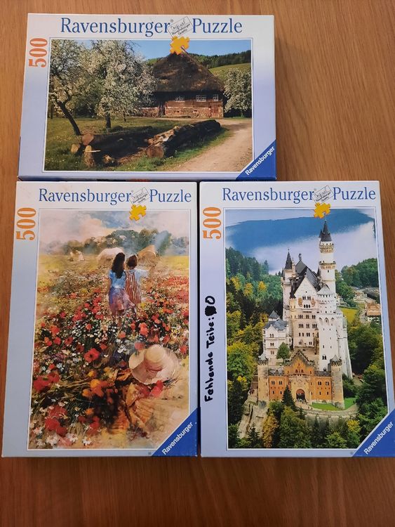 3x Puzzle 500 Ravensburger Kaufen Auf Ricardo