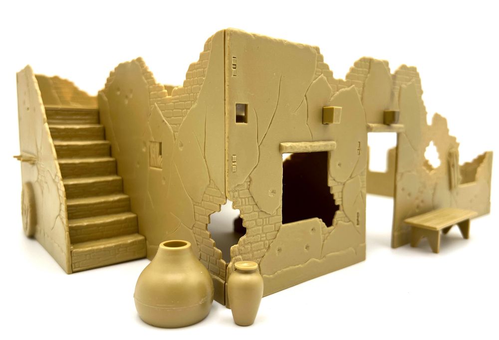 Airfix – Desert Outpost / Wüsten Aussenposten – 1970er Jahre (Gebraucht ...