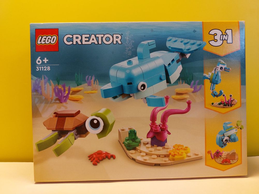 LEGO Creator 31128 Delfin - Schildkröte - Seepferdchen NEU (Neu und ...