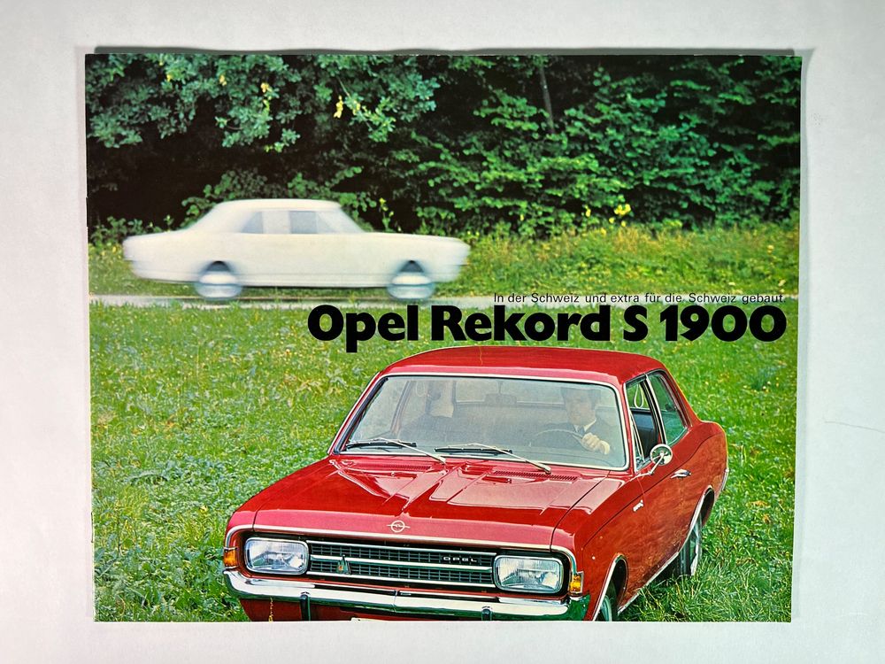Opel Rekord kompakt Prospekt "In der CH für die CH gebaut" | Kaufen auf ...