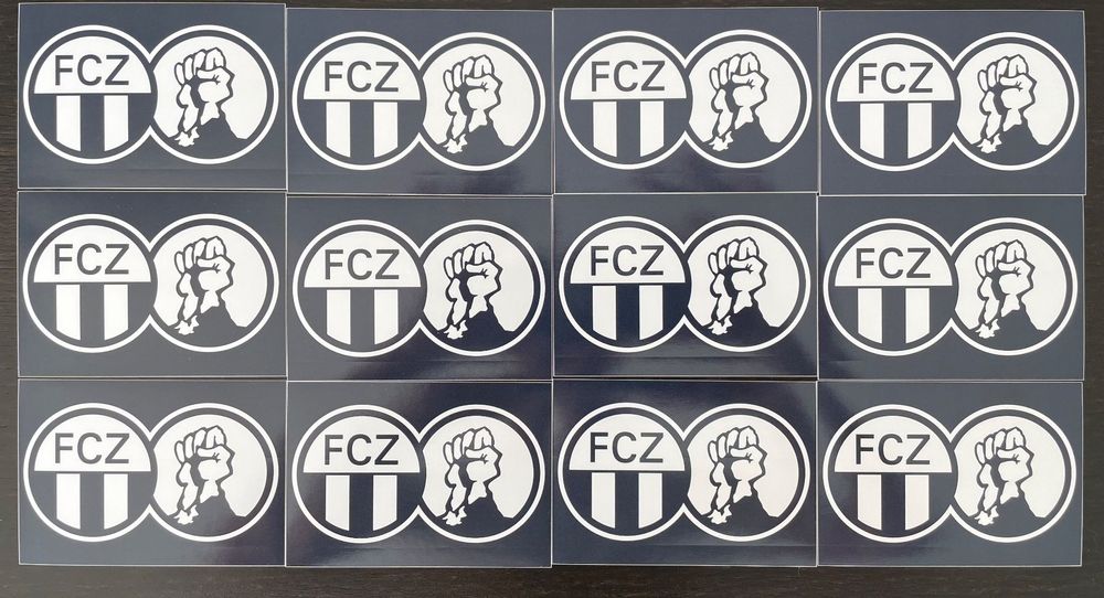 FC Zürich FCZ Sticker 12 Stück | Kaufen auf Ricardo
