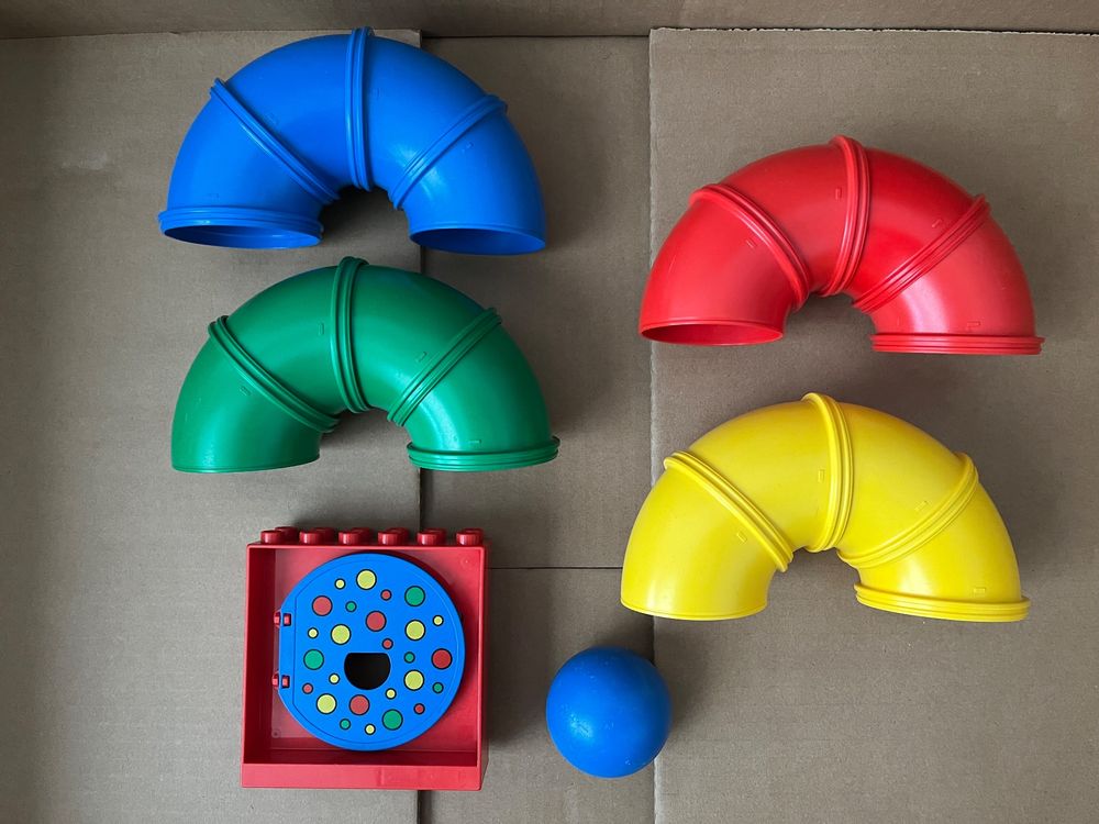 Lego Duplo Ergänzung zur Kugelbahn, Röhren, Kugel (Gebraucht) in ...