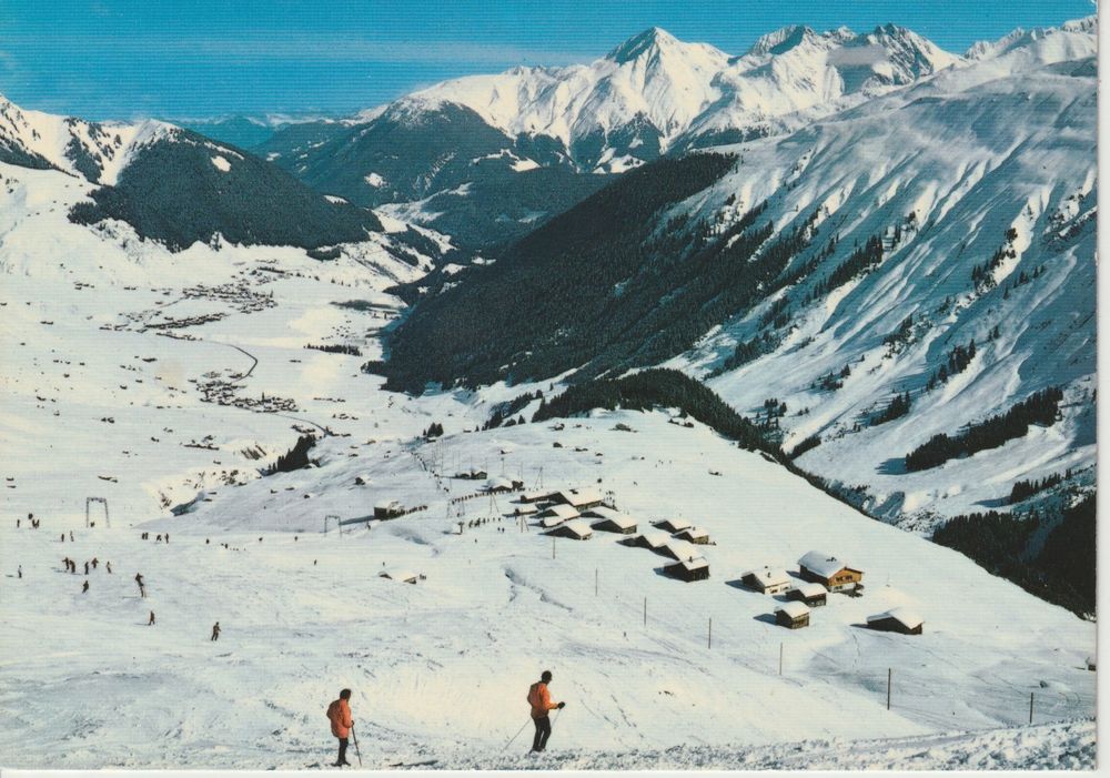 GR 140 Sedrun, Blick vom Milez auf Rueras und Sedrun, 1960 | Kaufen auf Ricardo