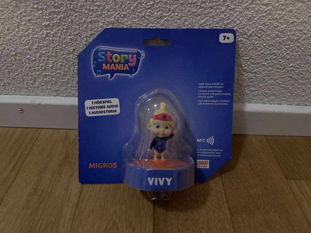 Migros Story Mania Hörspielfiguren Vivy, Timmy und Lex OVP (Neu und ...