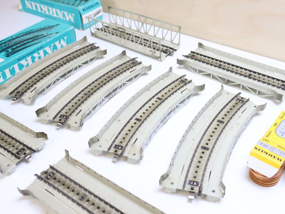 Märklin grosses Brücken Set H0 Metall - 7167 / 7162 / 7250 (Gebraucht ...