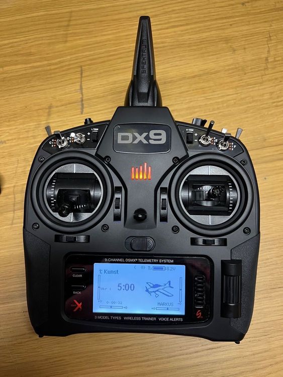 Spektrum DX9 Black Edition mit Garantie,Koffer und Empfänger (Neu ...