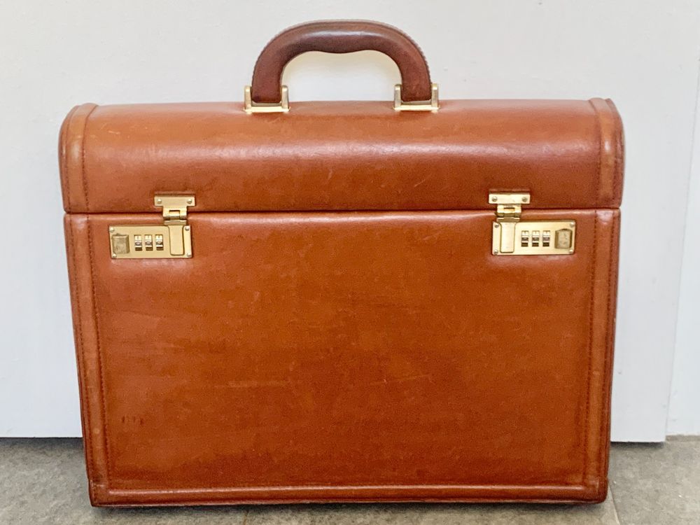 Rehbrauner Vintage Aktenkoffer | Kaufen auf Ricardo