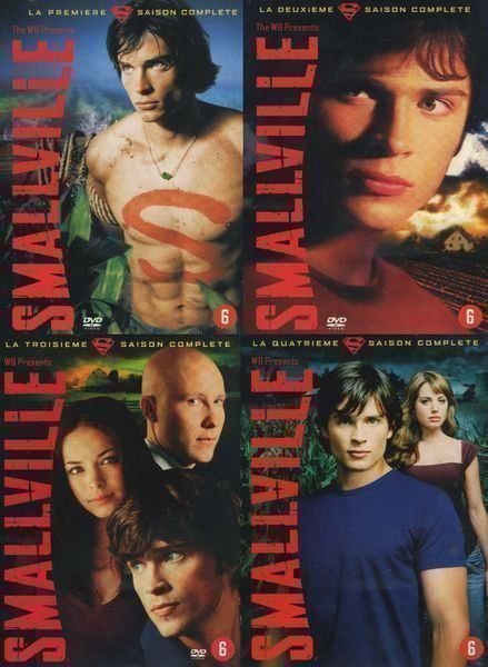 SMALLVILLE 1 à 4 Intégrales English Française Italiano 24DVD (Neu ...