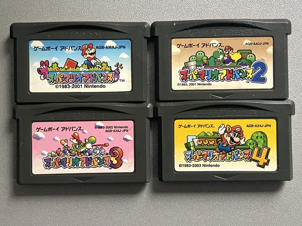 4 Super Mario GBA Games Collection (Gebraucht) in Rivera für CHF 42 ...