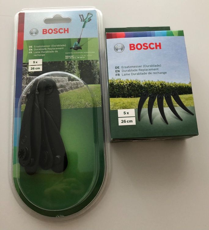 10 Bosch Durablade Messer (Rasentrimmer) (Neu und originalverpackt) in ...