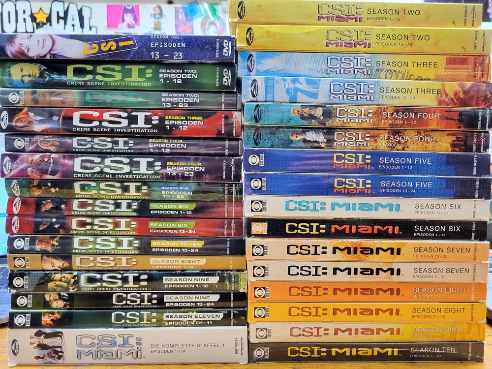 CSI & CSI: Miami - Diverse Staffeln, Total 96 DVDs (Gebraucht) in für CHF 39 – mit Lieferung auf ...