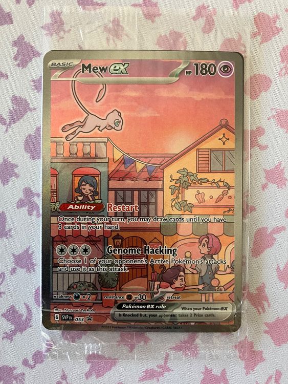 Pokémon Mew 151 promo card « EN » ultra premium (Neuf avec emballage d ...