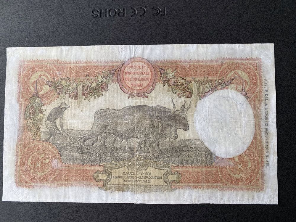 Alte Italienische Lire Banknoten - Sammlerstücke (Gebraucht) in ...
