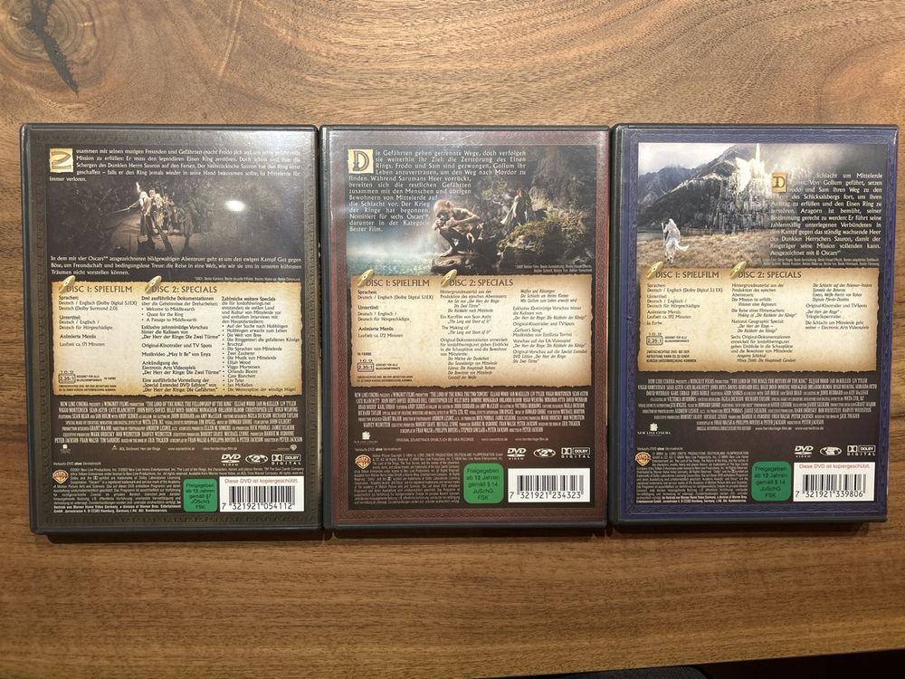 Herr der Ringe Trilogie DVD Special Extended Edition! (Neu (gemäss ...