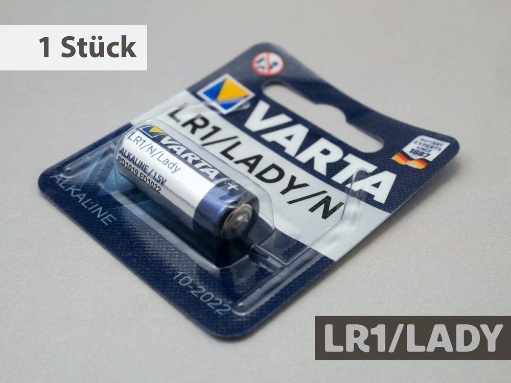LR1/Lady/N/4001 (LR 1) VARTA Batterie (Neu und originalverpackt) in ...