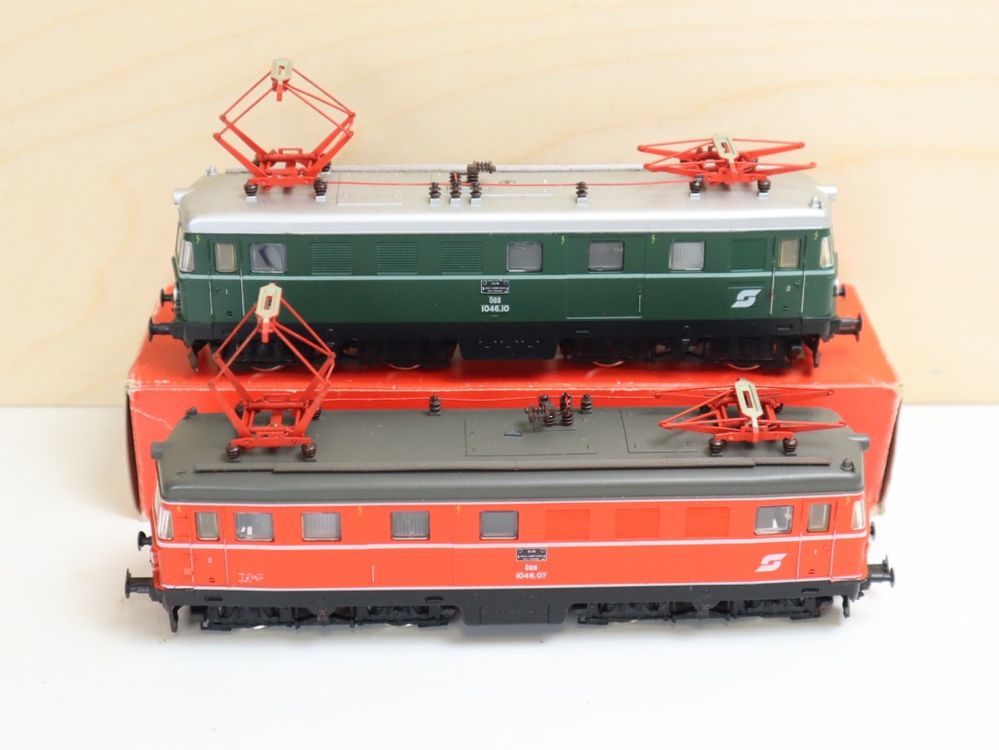 Kleinbahn Doppelpack ÖBB E-Lok - 1046 "grün" und "rot" - H0 (Gebraucht ...