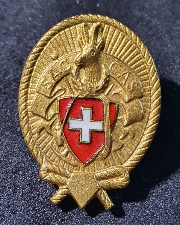 Y485 - Brosche / Pin SAC CAS Schweizer Alpen Club Abzeichen (Gebraucht) in Reinach BL für CHF 17 ...