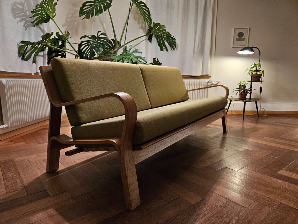 Hans J. Wegner - Sofa - Ge 671/3 - Denmark - GETAMA - Eiche | Kaufen auf Ricardo