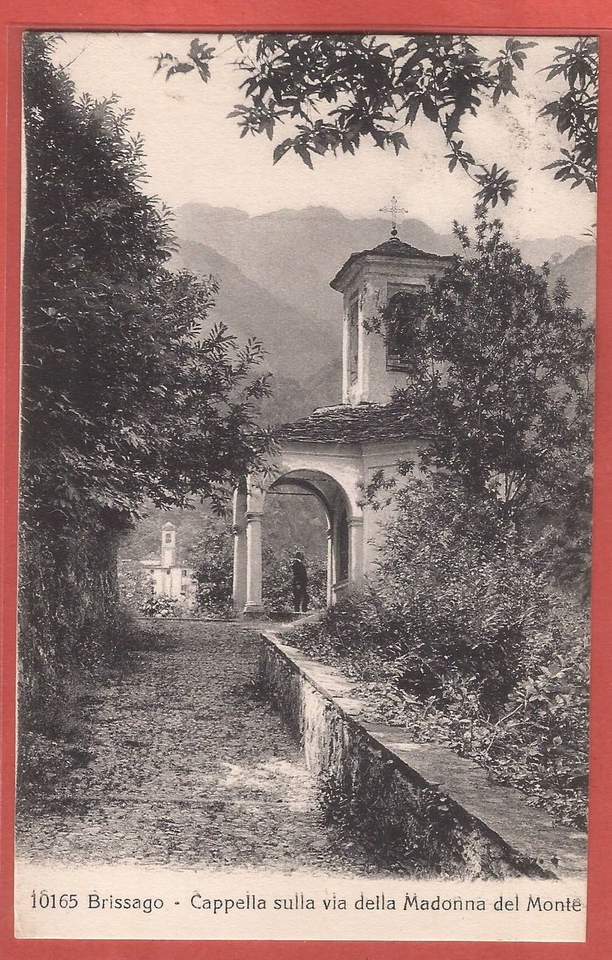 Brissago - Capella sulla via della Madonna del Monte - 1917 (Gebraucht ...