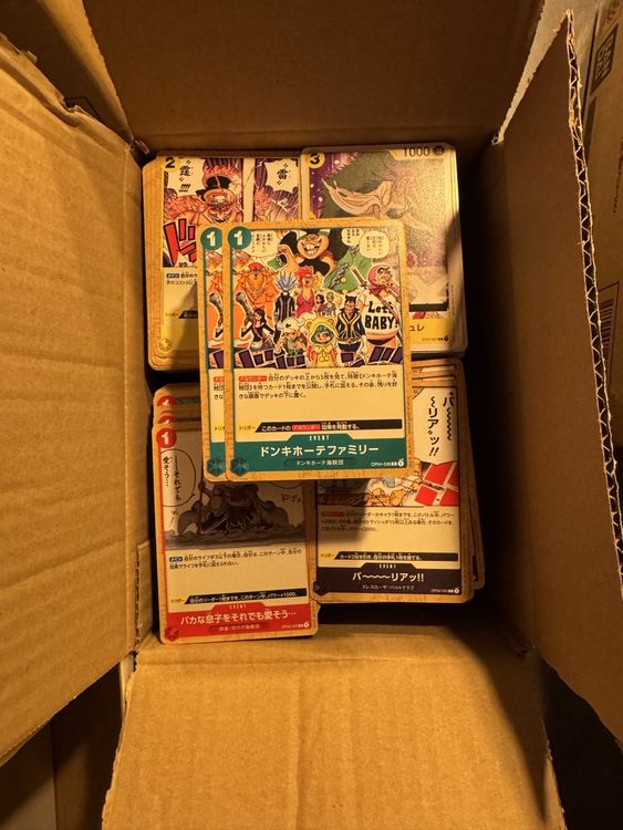 One Piece Bulk 20kg(ca 10‘000 Karten) aus verschiedenen Sets (Neu ...