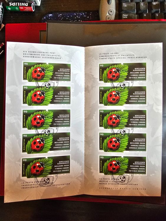 CH 2002 GLÜCKSBRINGER MARKENHEFT ET GEST. | Kaufen auf Ricardo