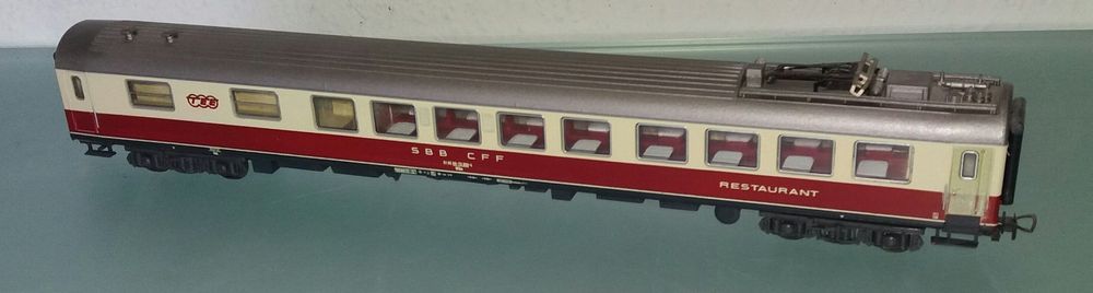 Liliput 88054 -TEE Speisewagen der SBB -- HO (Gebraucht) in Giebenach für CHF 19 – mit Lieferung ...