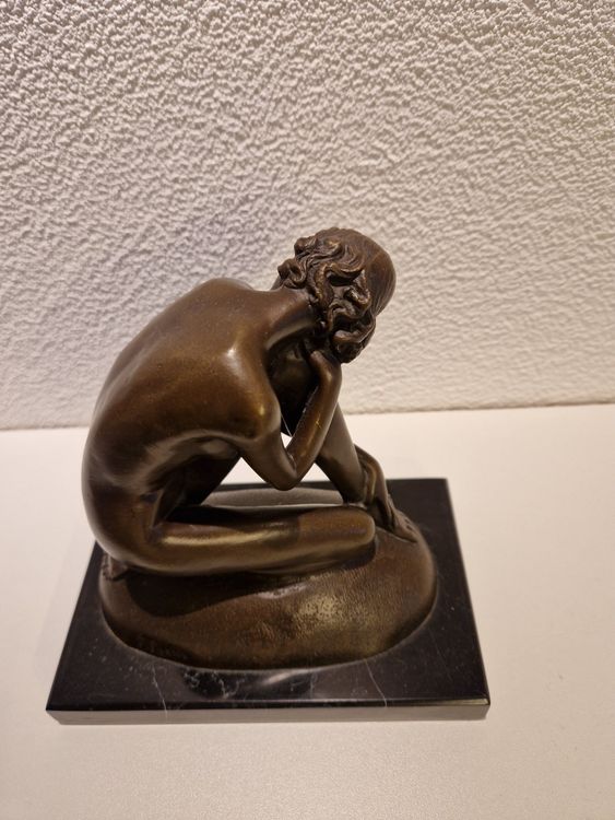 Ferdinand Preiss Bronze, Frauenakt Jungendstil (Gebraucht) in Salouf ...