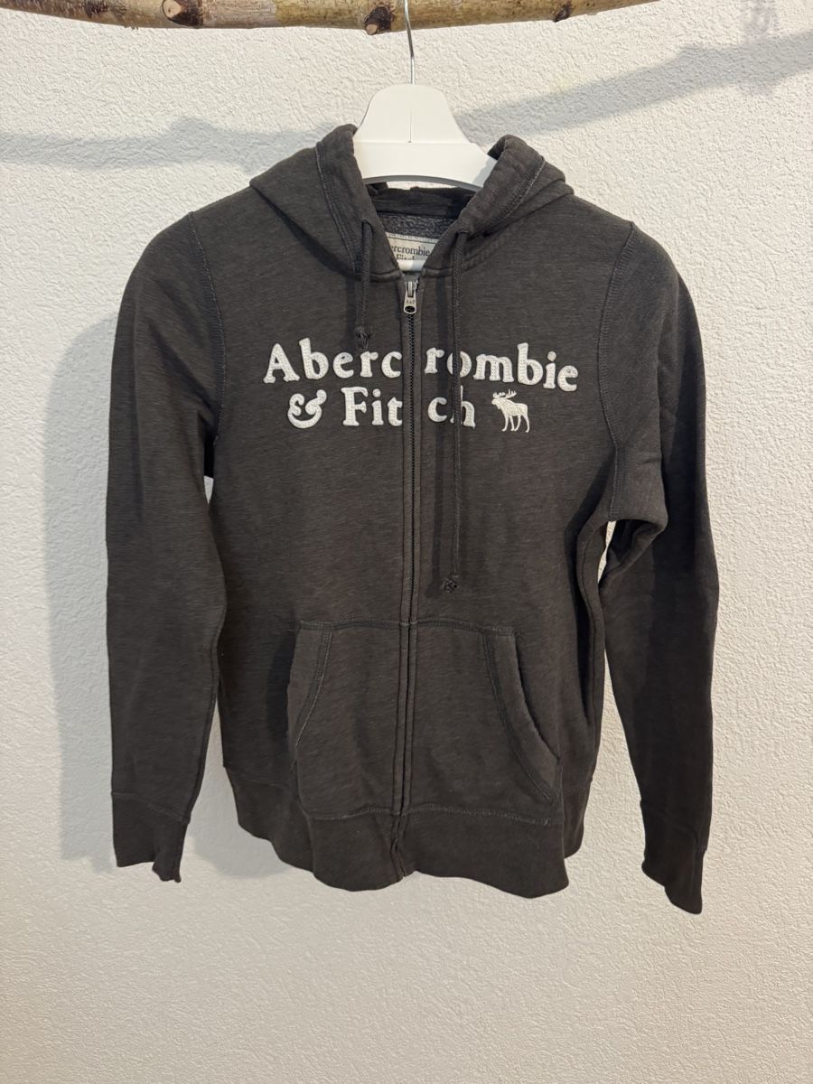 Abercrombie & Fitch Hoodie, Grau, top Zustand (Neu (gemäss Beschreibung ...