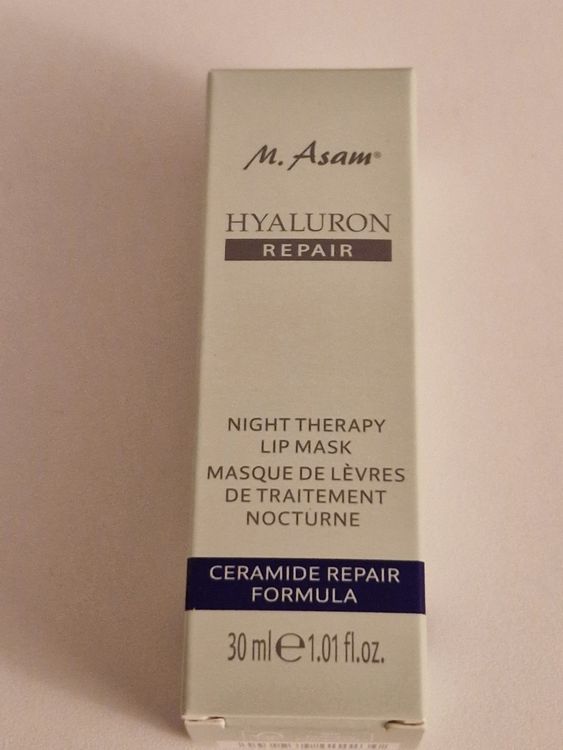 M.Asam HYALURON REPAIR Night Therapy Lip Mask 30ml OVP | Kaufen auf Ricardo