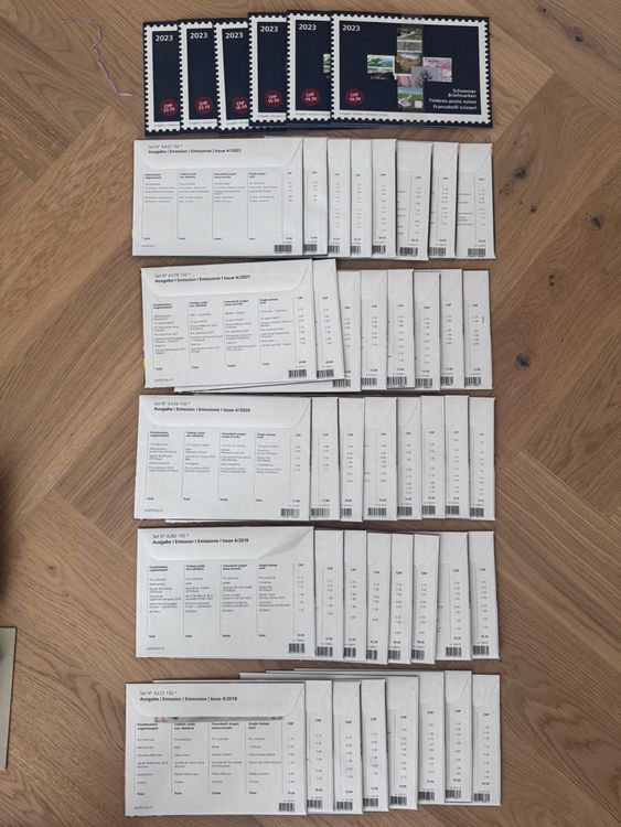 Frankaturware, Schweiz 2019 - 2023, Nominalwert ü. CHF 740.- | Kaufen auf Ricardo