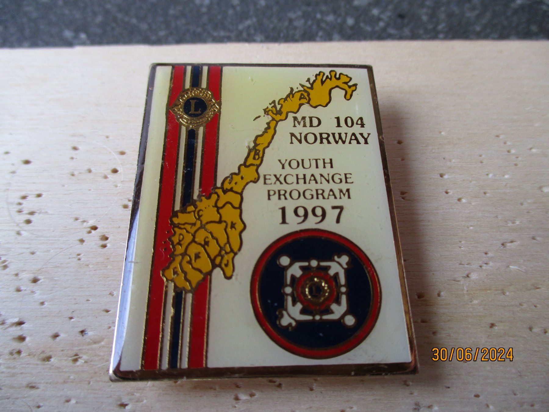 MD 104 Norway Norwegen Lions Club ??? Pin RAR (Neu (gemäss Beschreibung ...