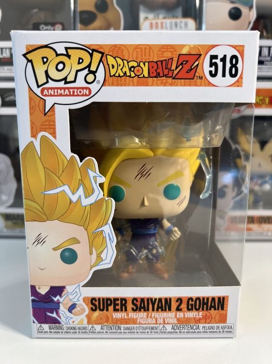 Funko POP! Animation Dragon Ball Z Super Saiyan 2 Gohan (Neu und ...