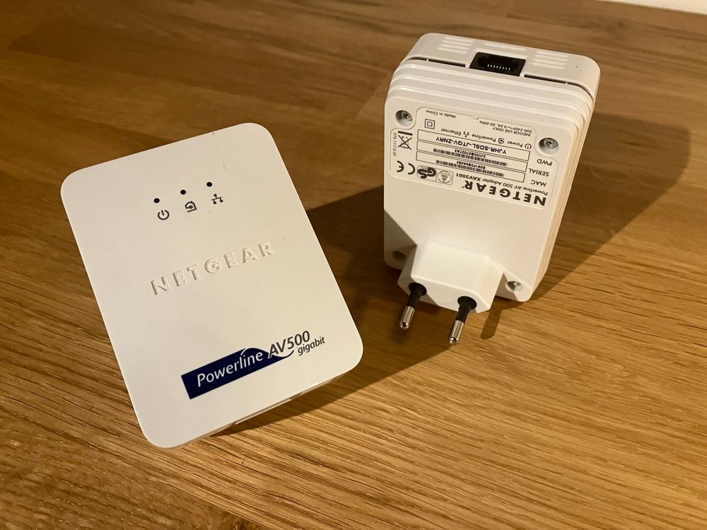 Netgear powerline AV 500 gigabit adapter XAV5001 (Gebraucht) in ...