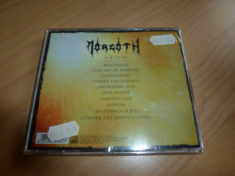 Morgoth – Odium CD NEU | Kaufen auf Ricardo