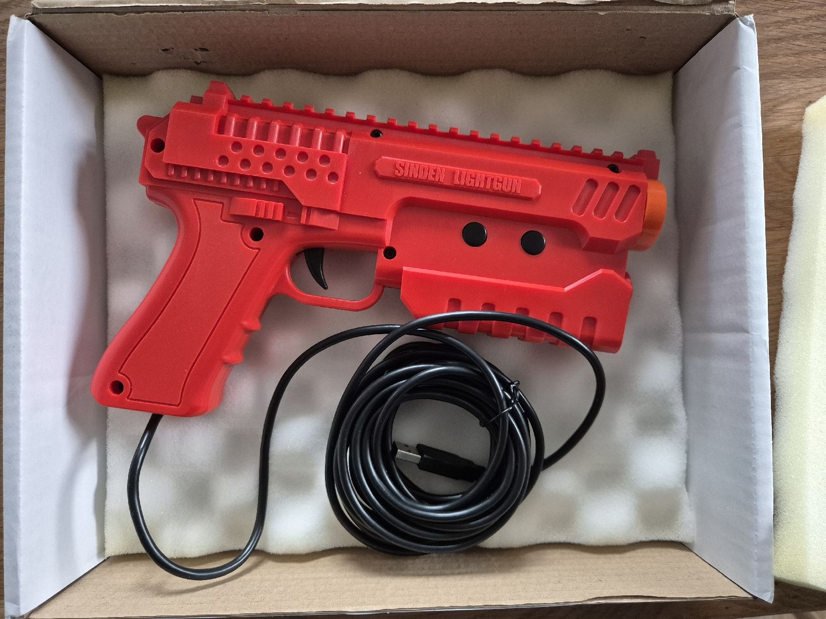 Sinden Lightgun - Rot - USB - mit Rückstoss - Inkl. OVP (Neu (gemäss ...