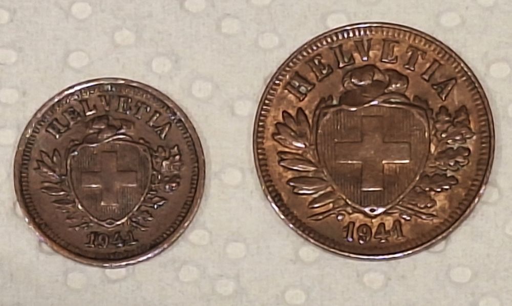 1 und 2 Rappen 1941 | Kaufen auf Ricardo