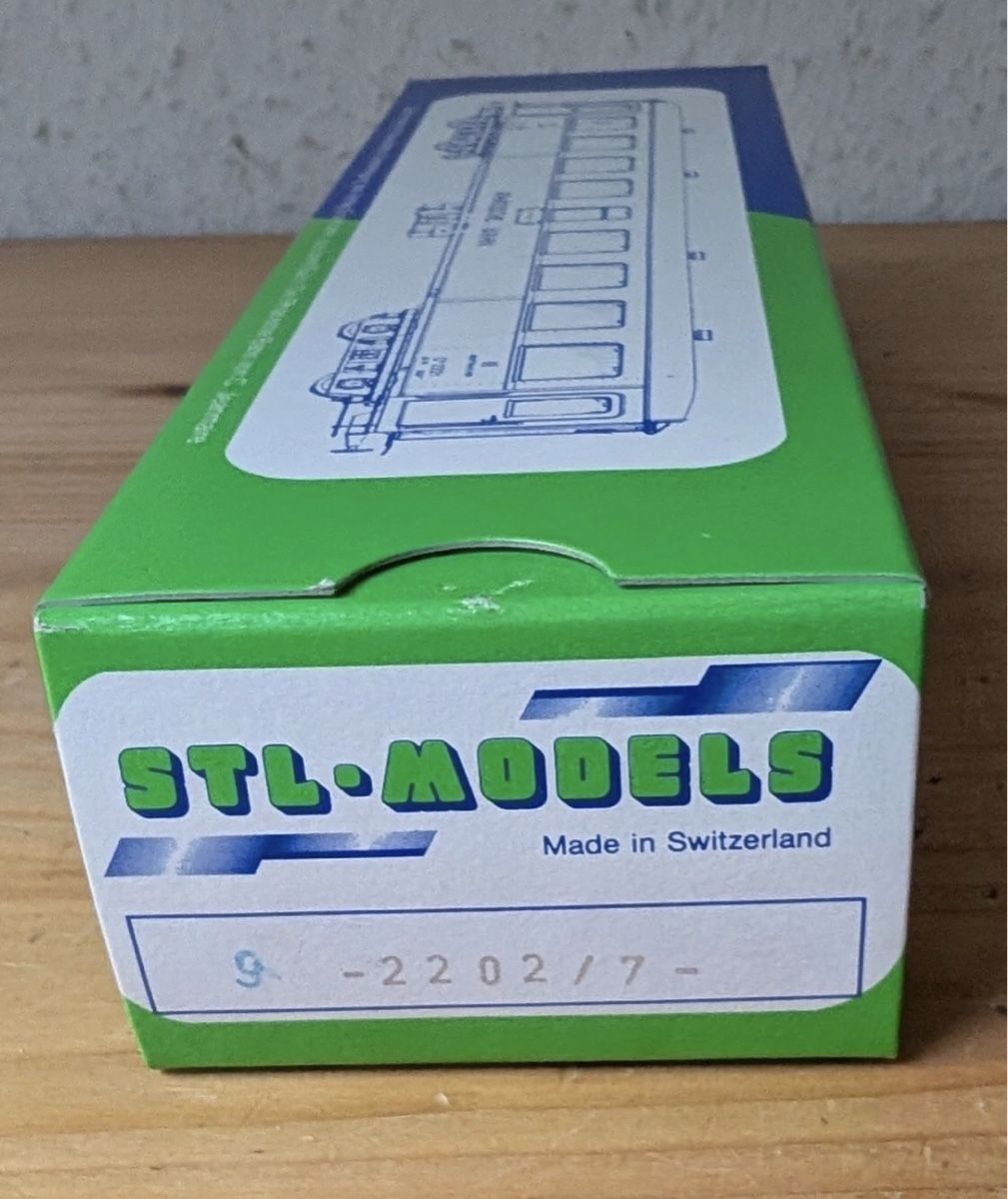 STL-Models RhB Personenwagen Spur H0m Top zustand, OVP (Neu (gemäss ...