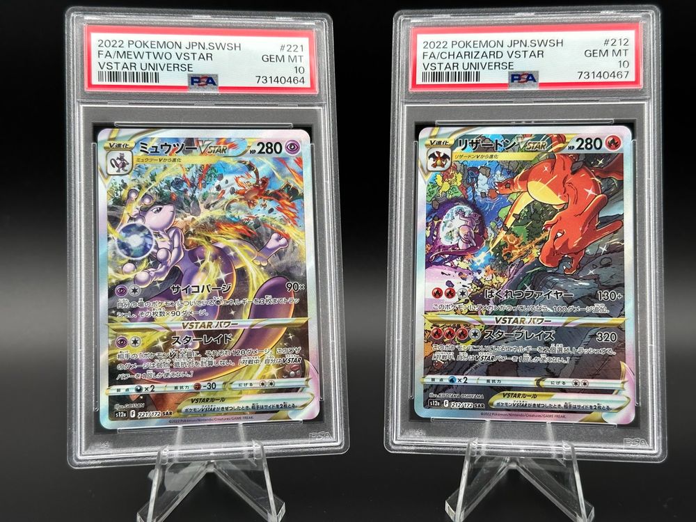 Vstar Set Charizard & Mewtwo Vstar Universe Japanese PSA 10 (Gebraucht ...
