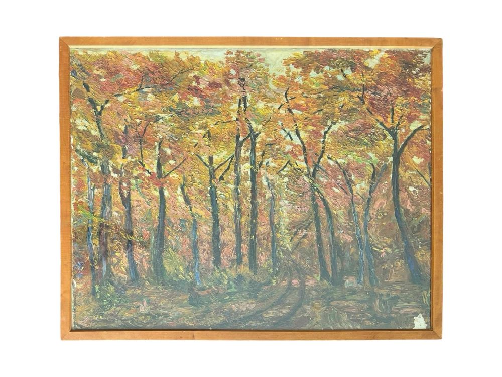 ⭐AB 1.-⭐XXL Gemälde Herbst im Wald mit Top XXL Wechselrahmen (Gebraucht) in Uster für CHF 1 ...